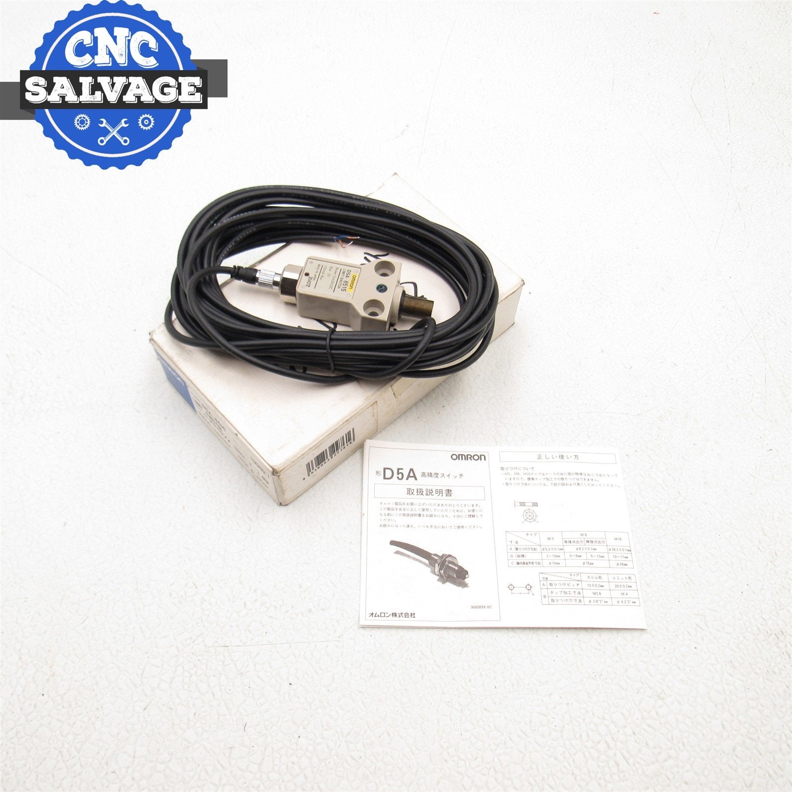 Omron Limit Switch D5A-8515 *New Open Box*