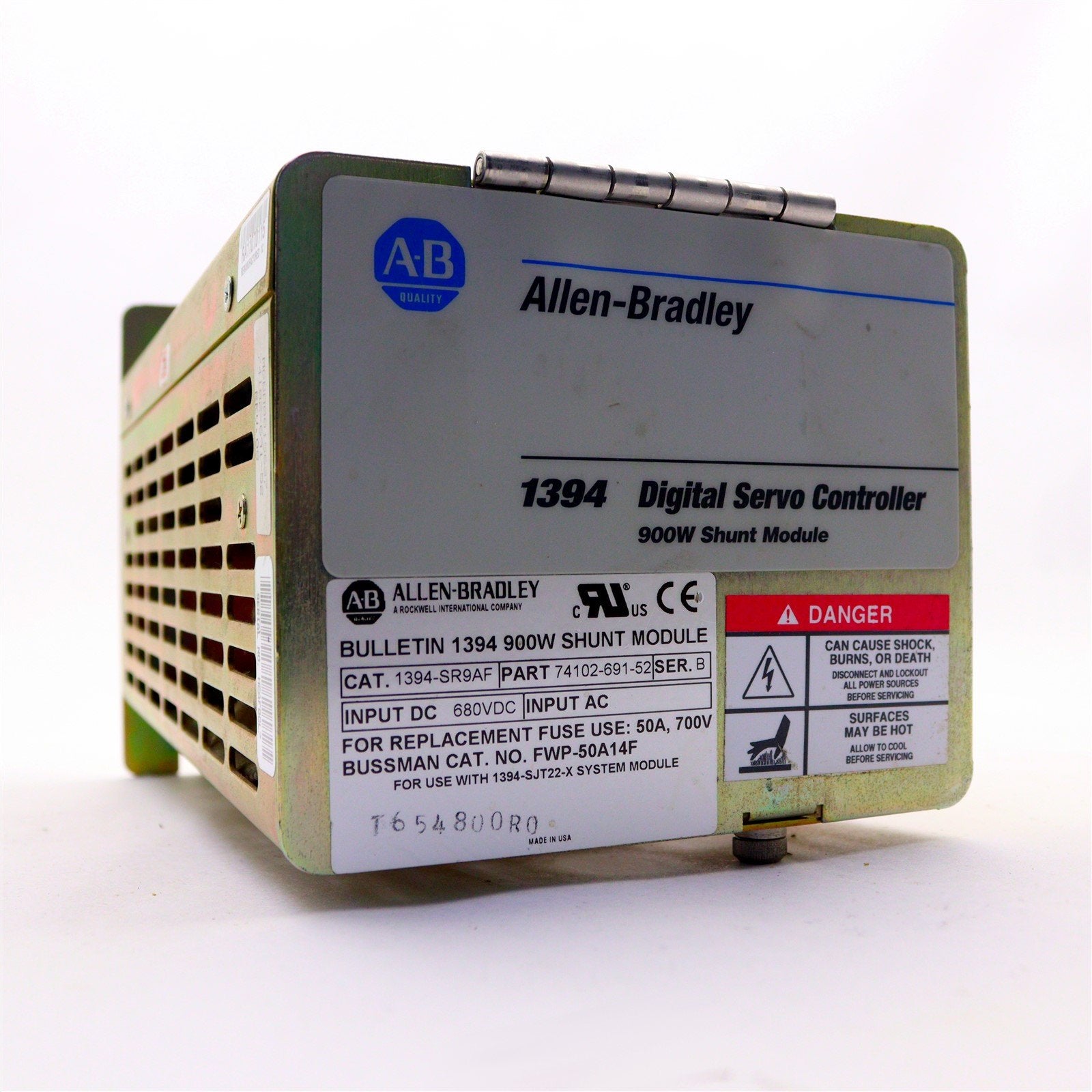 ALLEN-BRADLEY 1394 DIGITAL SERVO CONTROLLER 900W SHUNT MODULE 1394-SR9