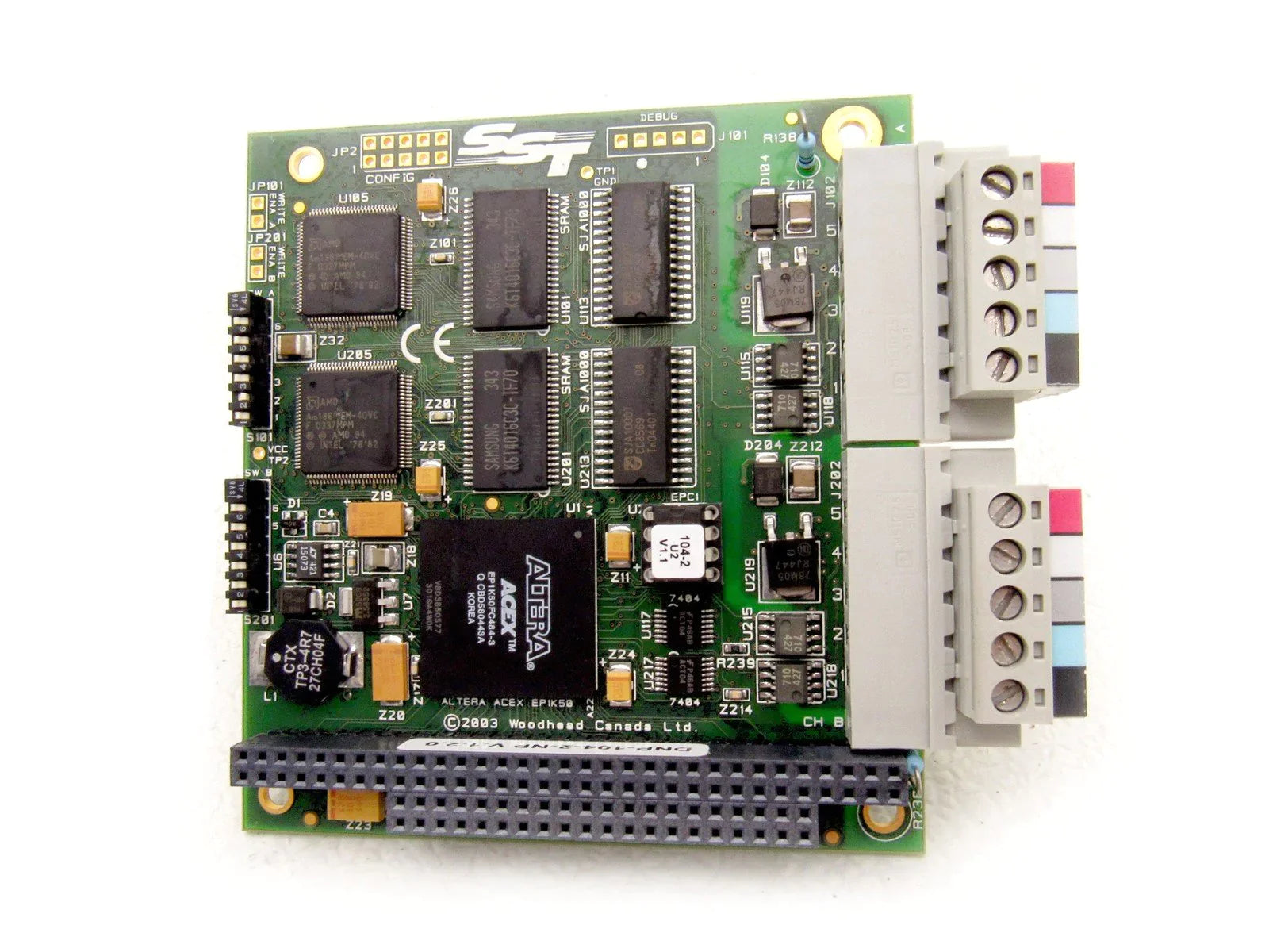 Woodhead SST Device Net Interface Card SST-DNP-104-2-NP