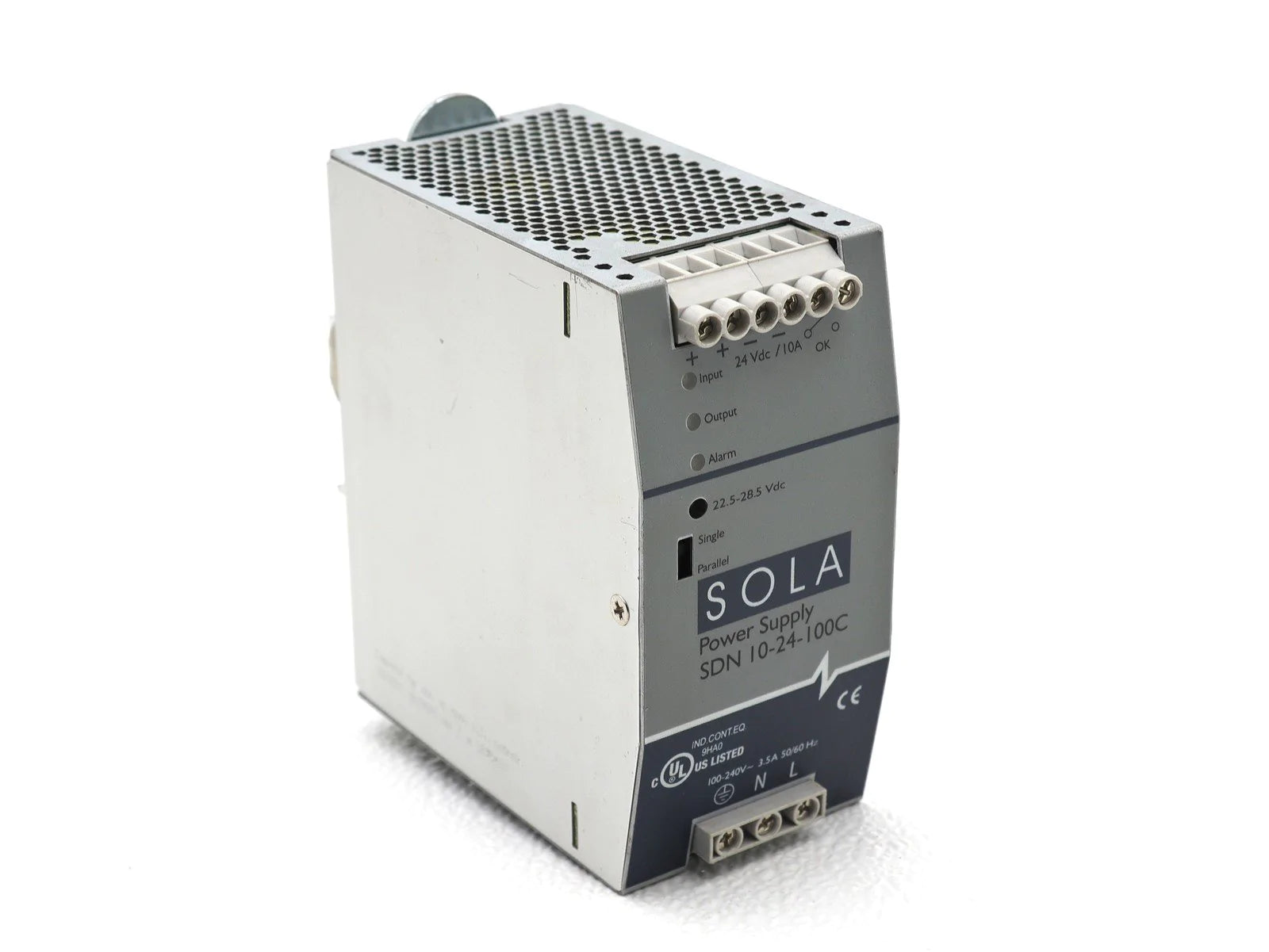 Sola Power Supply 10A 100-240V 50/60Hz SDN 10-24-100C *Tested*