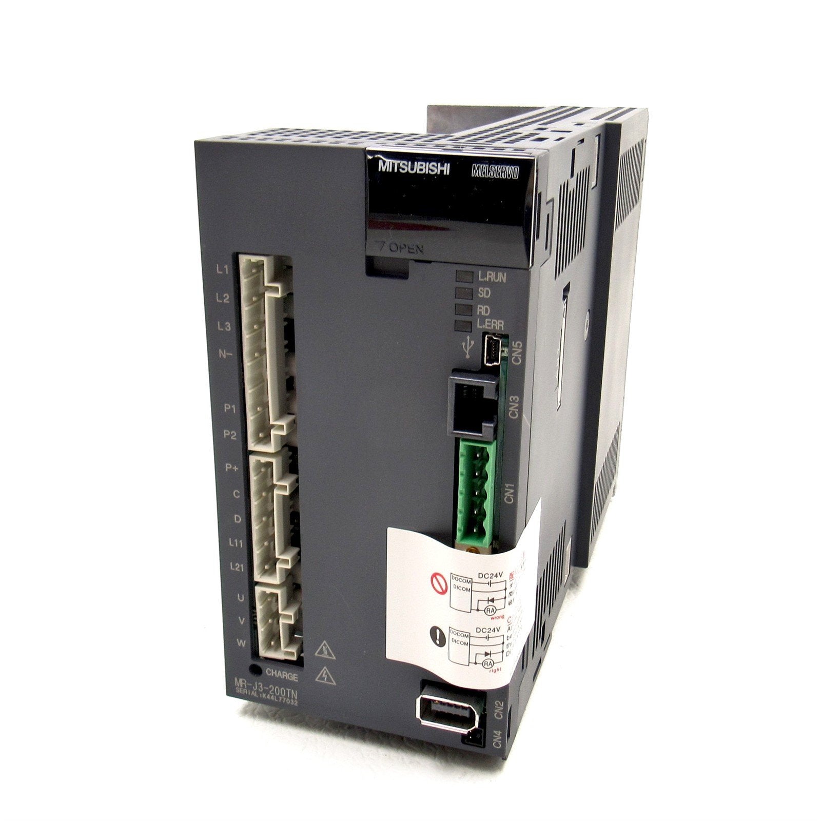 Mitsubishi AC Servo Amplifier MR-J3-200TN *New Open Box*